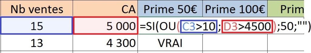 Formules ET/OU imbriquées avec la formule SI - Apprendre Excel en ligne