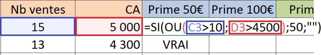 Formules ET/OU imbriquées avec la formule SI - Apprendre Excel en ligne