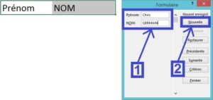 Créer un formulaire de saisie personnalisé sur Excel (sans userform ni ...