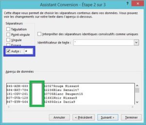 Séparer le contenu d'une cellule (Fractionner une colonne en plusieurs ...