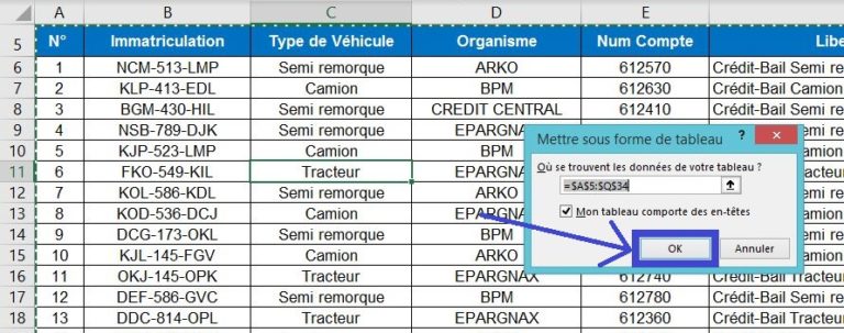 Figer les volets pour verrouiller des lignes et des colonnes ...