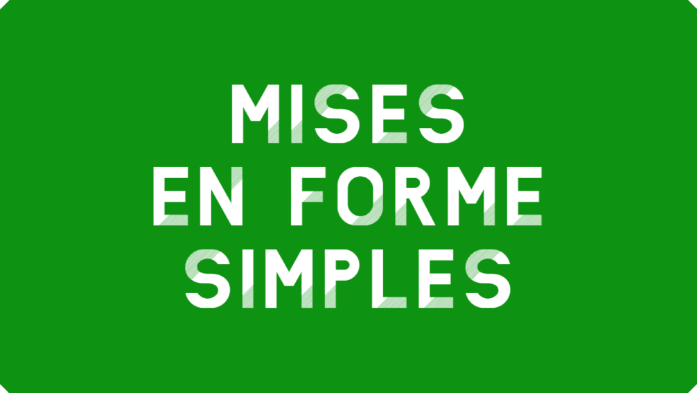 Mises en forme conditionnelles - Apprendre Excel en ligne