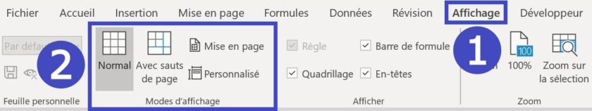 Ajuster la zone d'impression d'un fichier Excel - Apprendre Excel