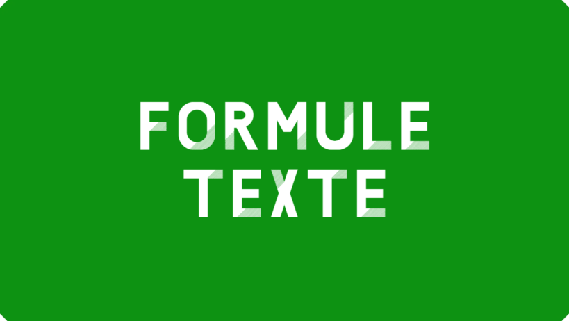 Formules de texte Excel - Apprendre Excel en ligne